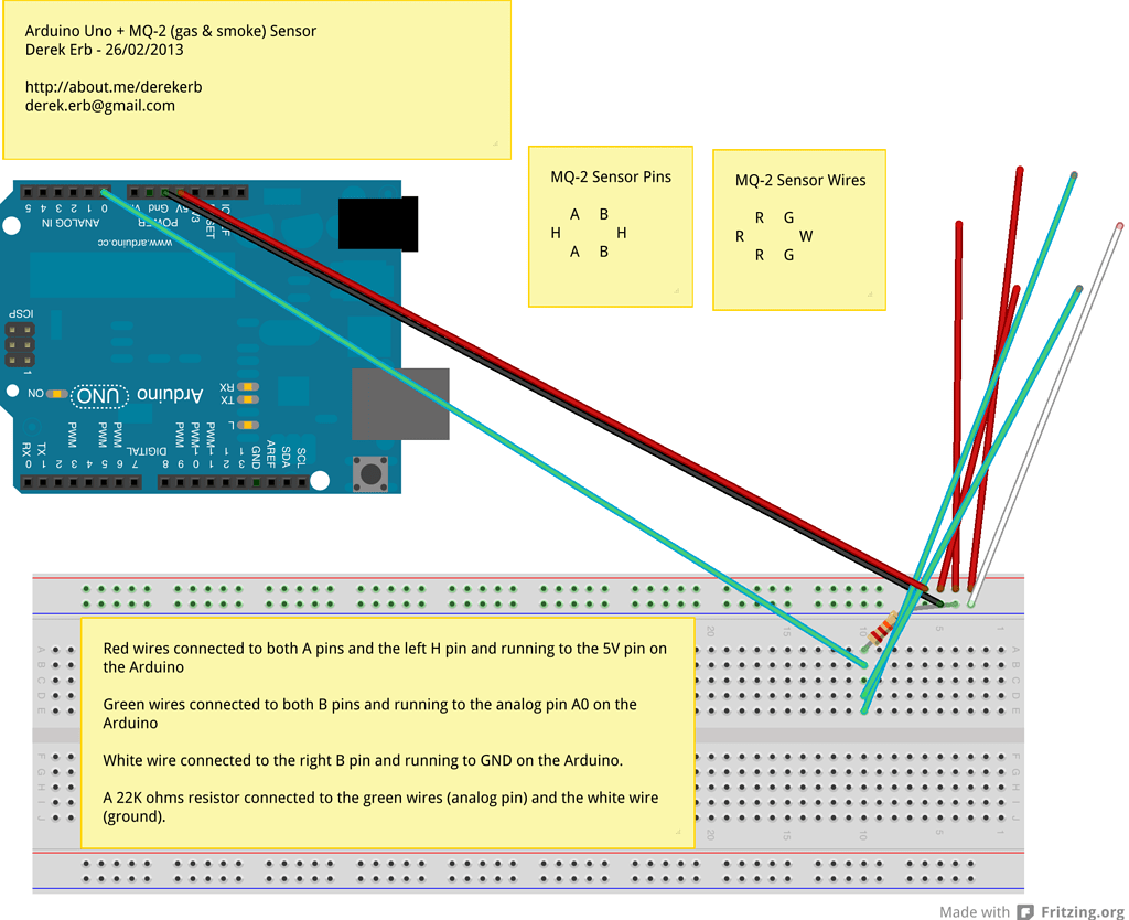 Stable MQ2 readings even though no gas present...hardware or software flaw? - Sensors - Arduino ...