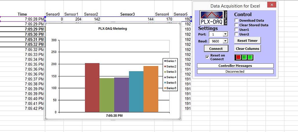 multi column PLX output - Interfacing w/ Software on the Computer ...
