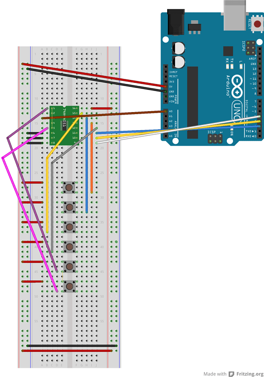 Multiplexed buttons giving the wrong reading - LEDs and Multiplexing - Arduino Forum