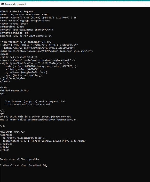 Consigli implementazione Client-Server con arduino - Page 2 - Generale - Arduino Forum