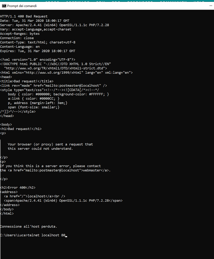 Consigli implementazione Client-Server con arduino - Page 2 - Generale - Arduino Forum