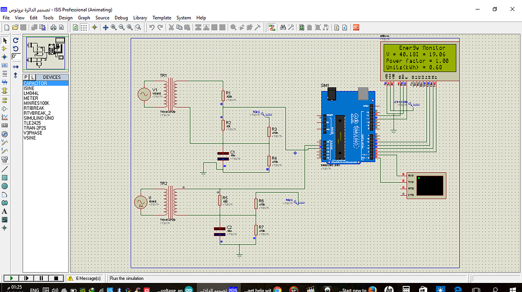 Energy monitor using proteus - General Guidance - Arduino Forum