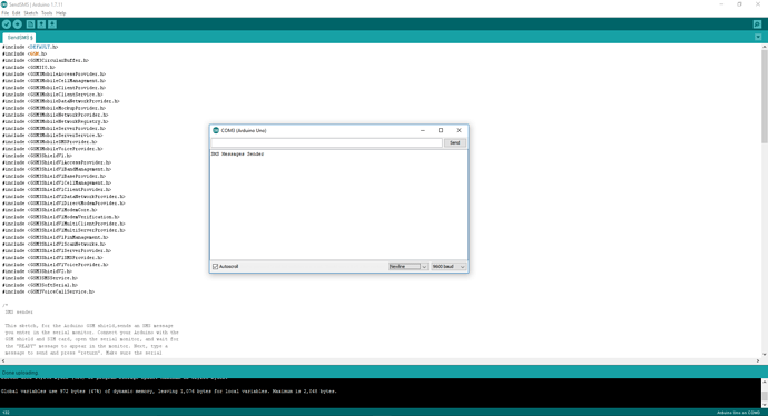 Send Sms Using Arduino Uno With Gsm Arduino Shield 2 Ide 1x Arduino Forum