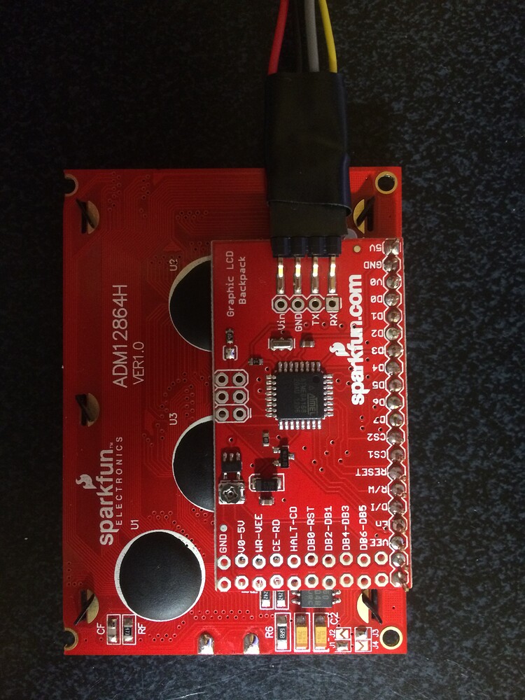 My GLCD code/hookup from arduino examples doesn't display text. - Displays - Arduino Forum