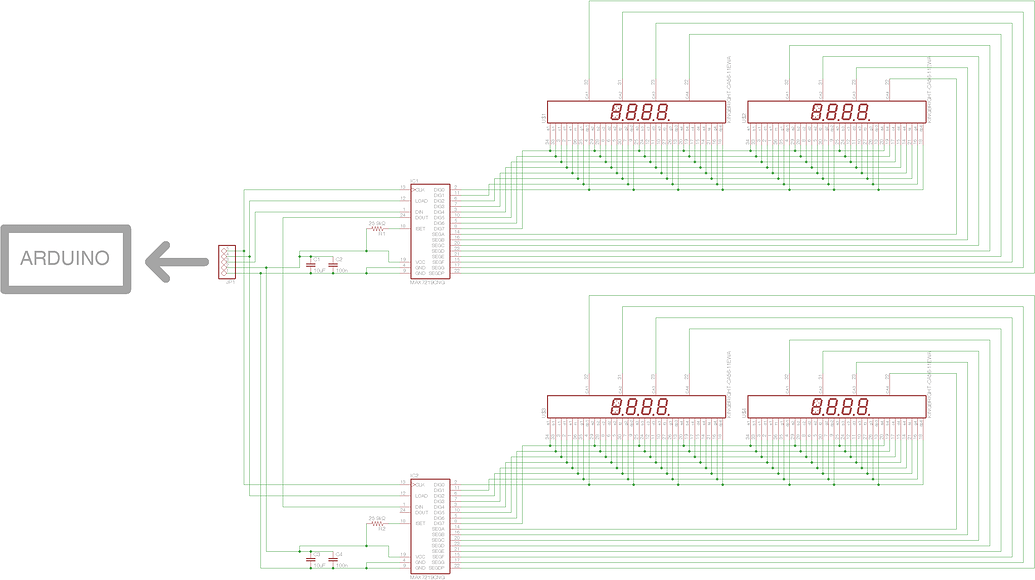 MAX7219 and Common Anode displays with LedControl - Page 2 - LEDs and Multiplexing - Arduino Forum