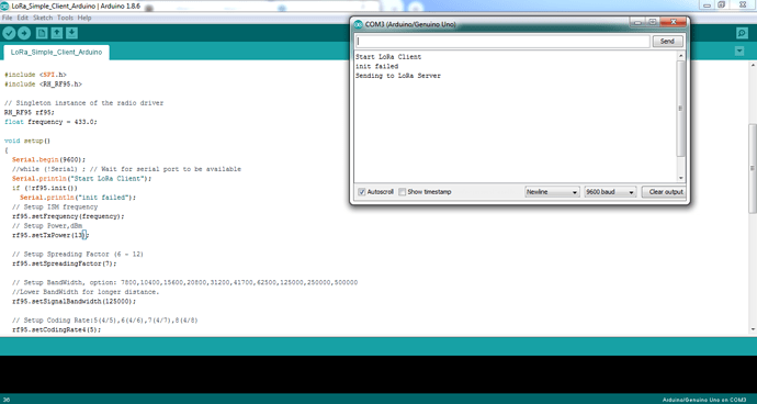 rf95.init() is always failed - Programming - Arduino Forum