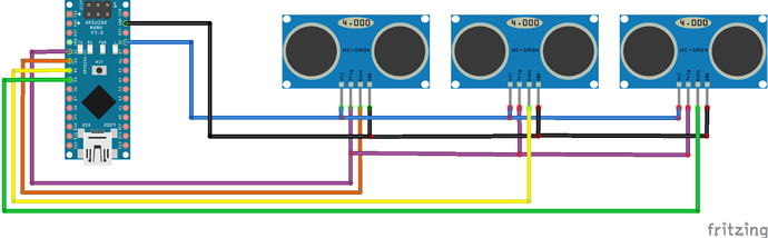 NewPing Library: HC-SR04, SRF05, SRF06, DYP-ME007, Parallax PING))) - v1.7 - Page 33 - Sensors ...