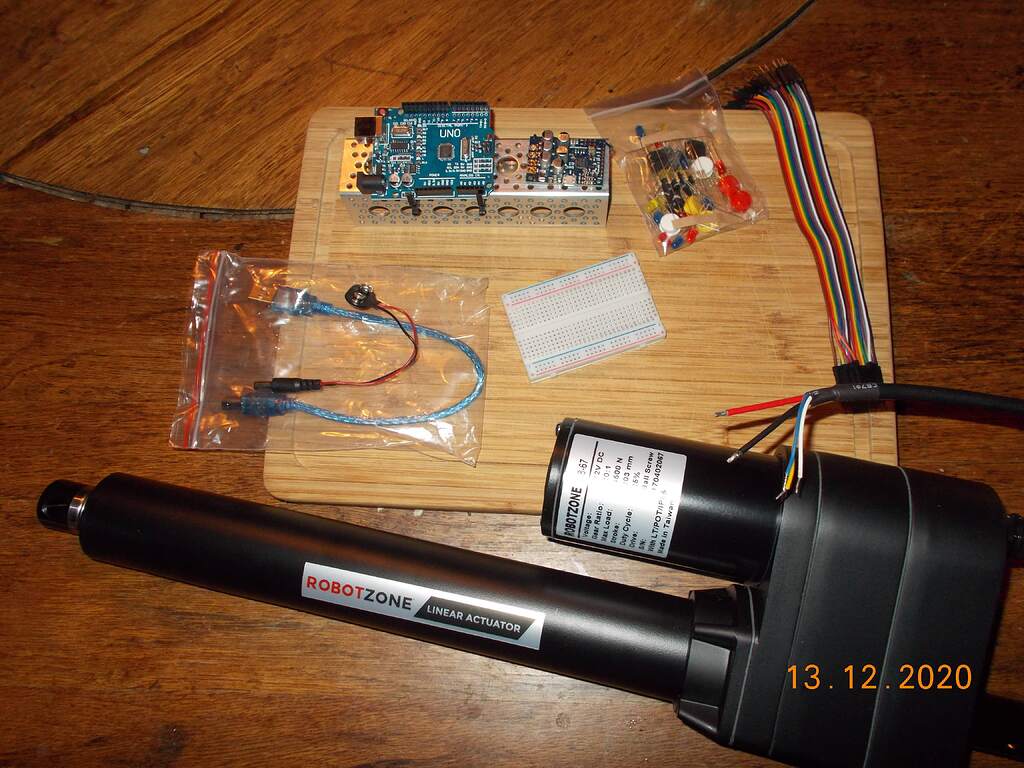 Hiring Coder - fairly simple Art project with one linear actuator ...