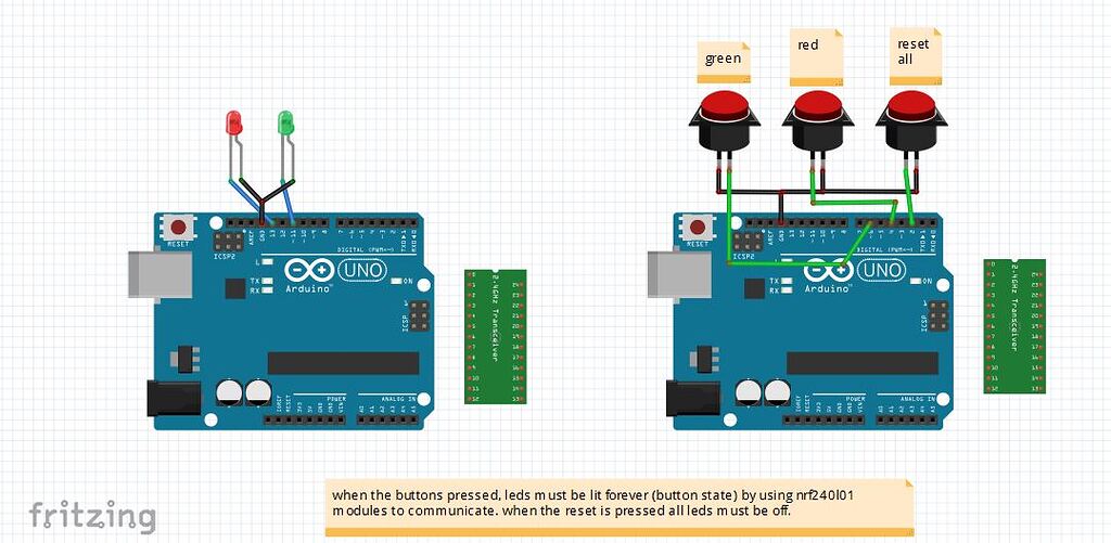 wireless start light button problem - General Guidance - Arduino Forum