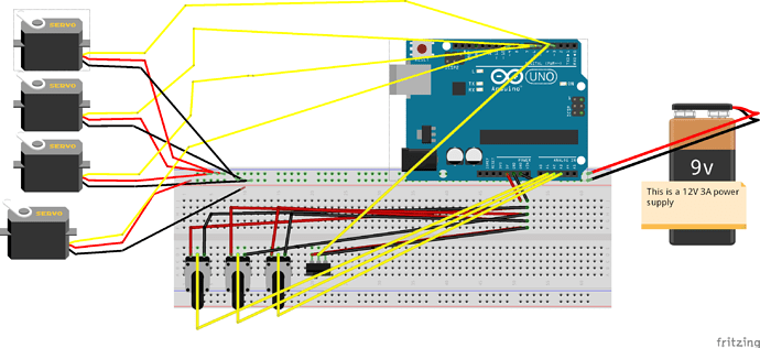 Need help with a robotic arm(4 servo) - General Guidance - Arduino Forum