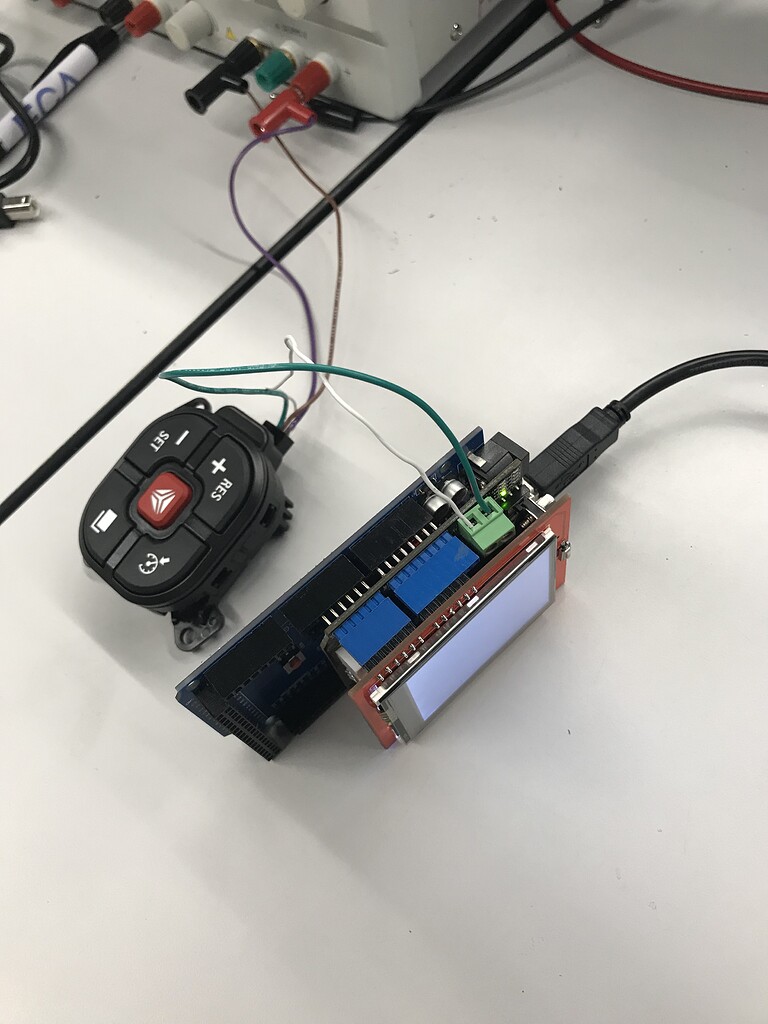 Displaying text on TFT LCD after specific button is pressed from a ...