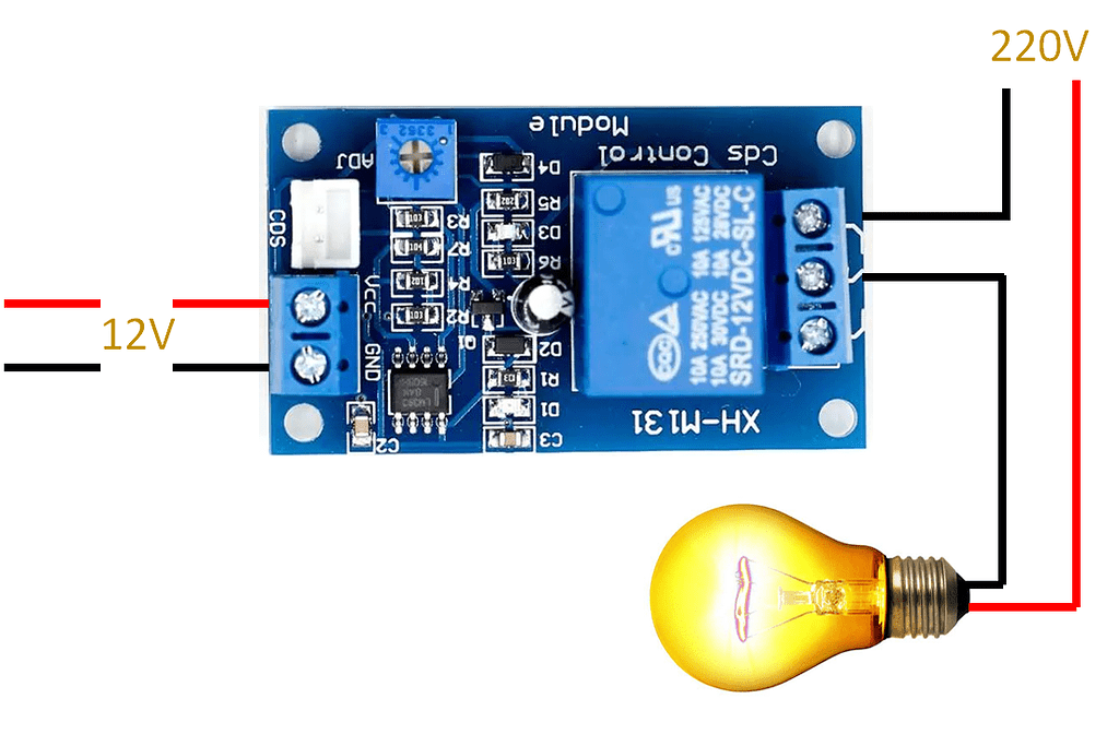 XH-M131 Photoresistor Relay Module - General Guidance - Arduino Forum