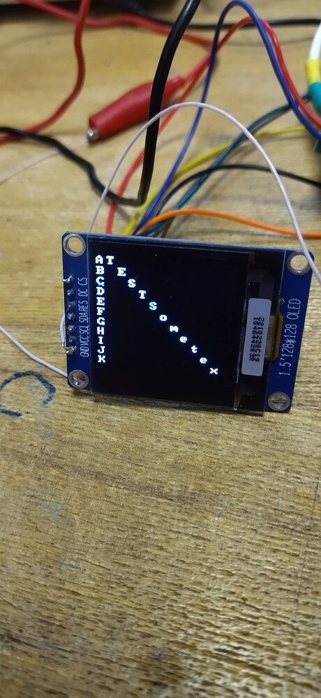 Can't start Chinese OLED 1.5" 128x128 SSD1327 - Displays - Arduino Forum