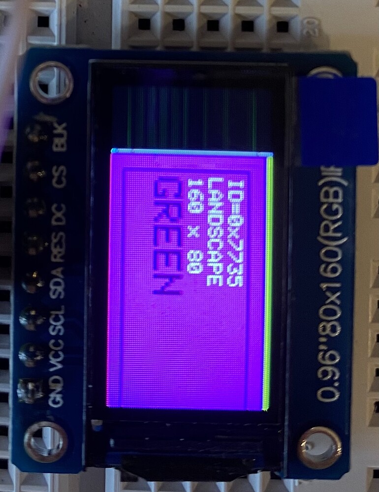 Cropped 80x160 display (ST7735S, TFT_ESPI) - Displays - Arduino Forum