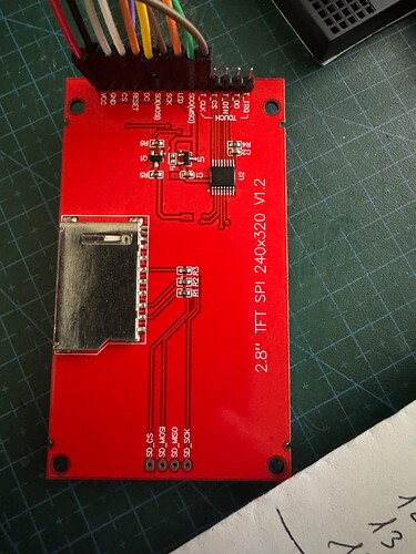 ESP32 WROOM 32 and 2.8 inch TFT SPI v1.2 screentouch not working - 3rd Party Boards - Arduino Forum