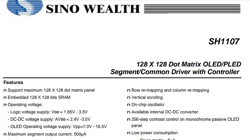 Sh1107 Display Module Help General Electronics Arduino Forum 