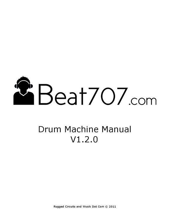 New Beat707 Manual and Videos - Audio - Arduino Forum