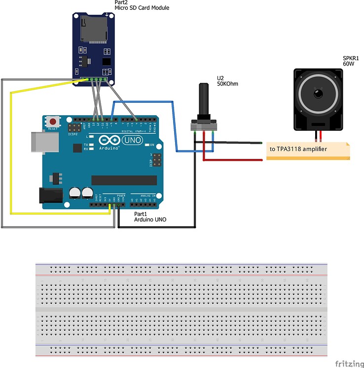 Play music using arduino uno and tpa3118 - Storage - Arduino Forum