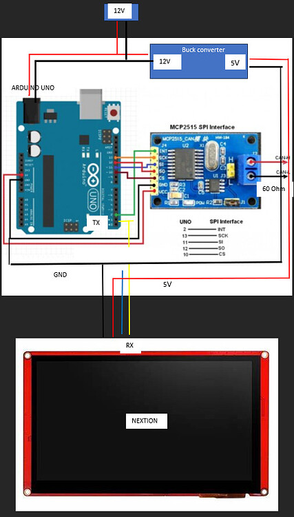 Arduino-Nextion display-MCP2515 CAN issue - Displays - Arduino Forum