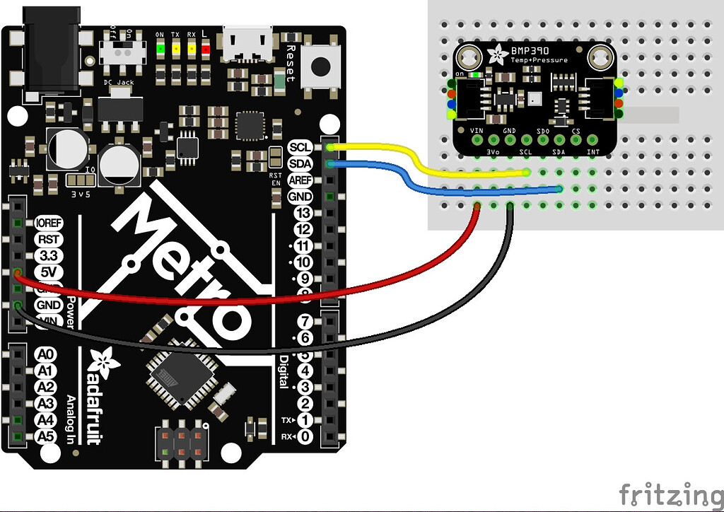 Help with BMP388 in I2C mode - Sensors - Arduino Forum