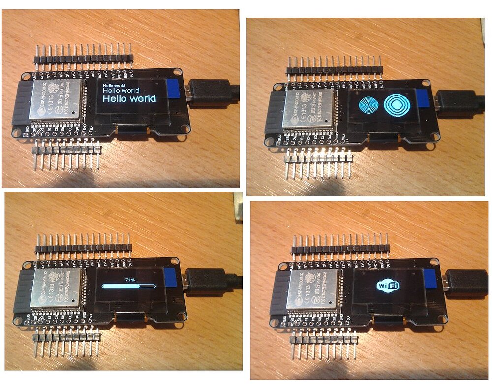 Wemos Lolin ESP32 OLED Module For Arduino ESP32 OLED WiFi + Bluetooth ...