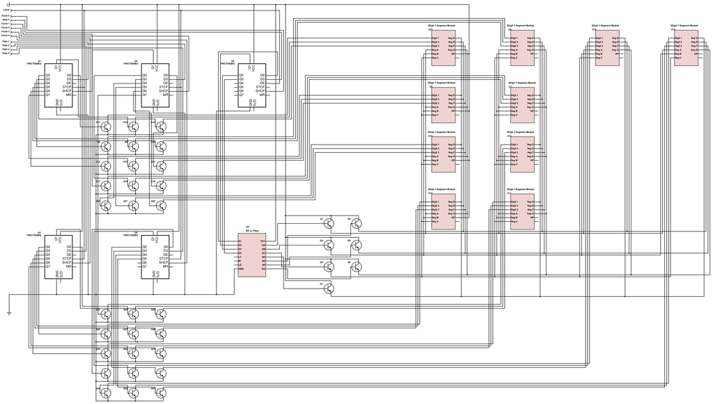 Best way to use 30 7-Segment Displays - LEDs and Multiplexing - Arduino ...