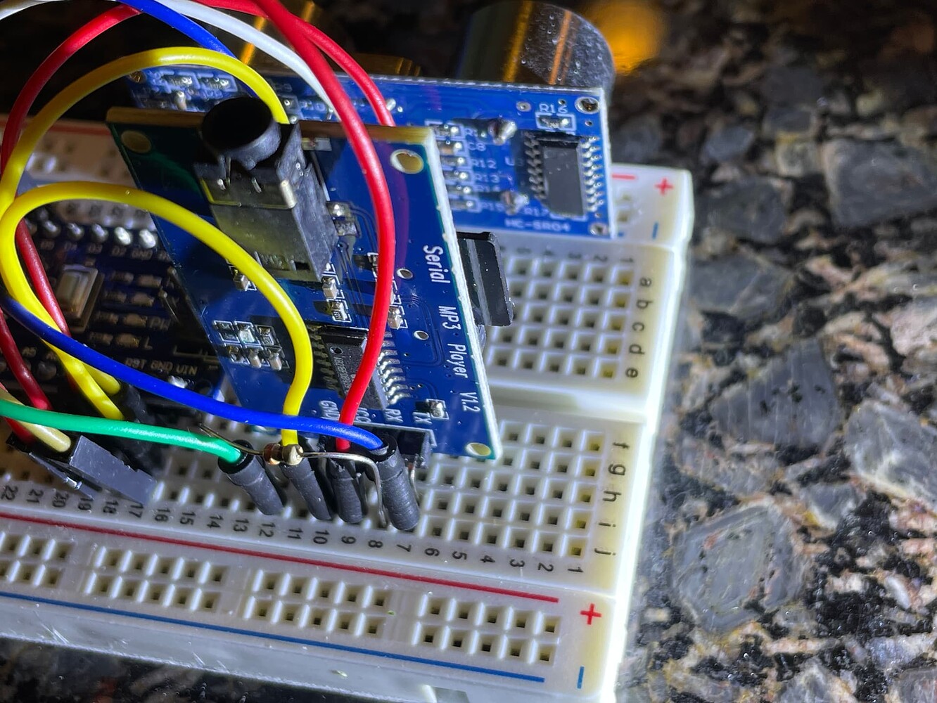 Need help troubleshooting project with Ultrasonic motion sensor, DFPLayer and servo - General ...