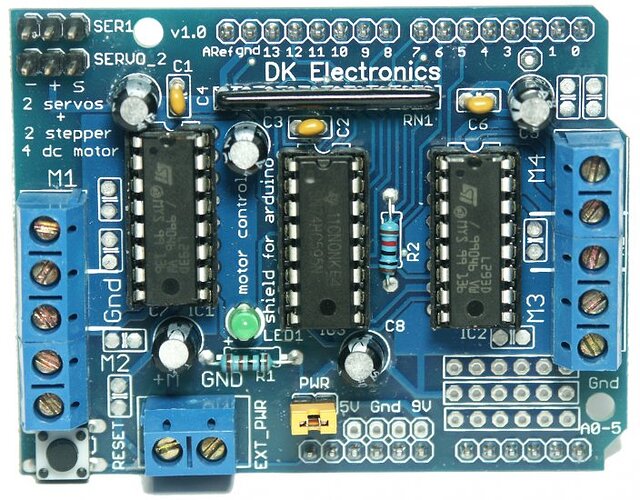 INPUT per motor shield - Generale - Arduino Forum