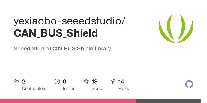 Sparkfun Can-Bus shield with Seedstudio Code ? - Networking, Protocols ...