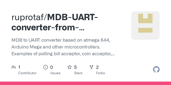 Arduino Mega and MDB protocol with bill validator NV9 Spectral - General Guidance - Arduino Forum