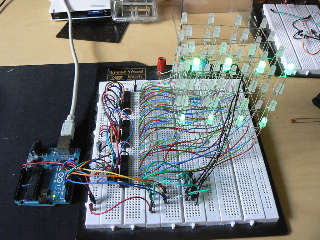 4x4x4 RGB-LED-Cube Multiplexing Problem - Deutsch - Arduino Forum
