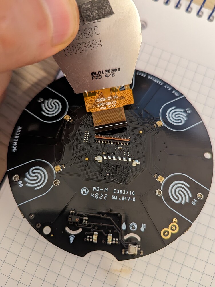 Connect back TFT screen (mkr IoT carrier rev2) - General Electronics ...