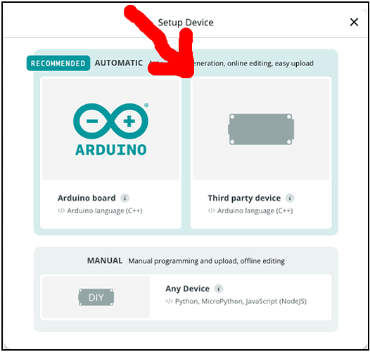 Need help to setup device in Iot Cloud - Cloud IoT - Arduino Forum