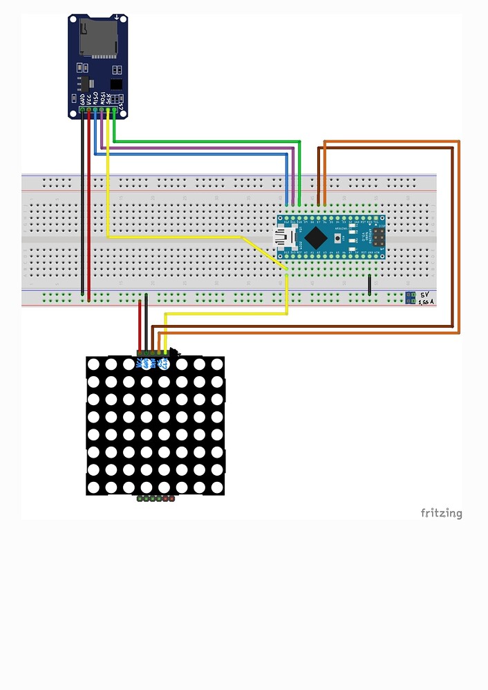 Led matrix and sd card - General Guidance - Arduino Forum