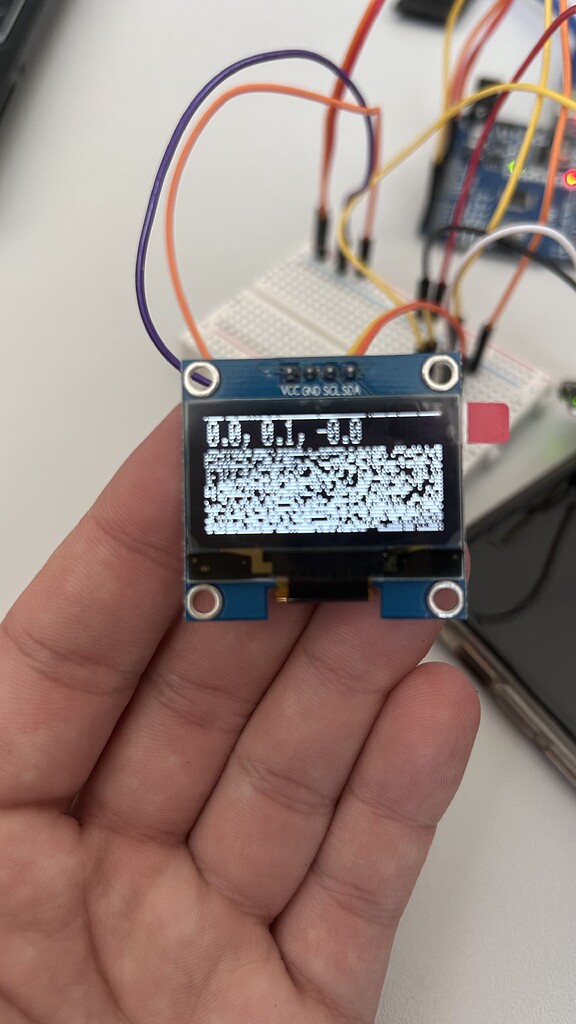 Problème affichage écran oled arduino 128 x 64 - Français - Arduino Forum