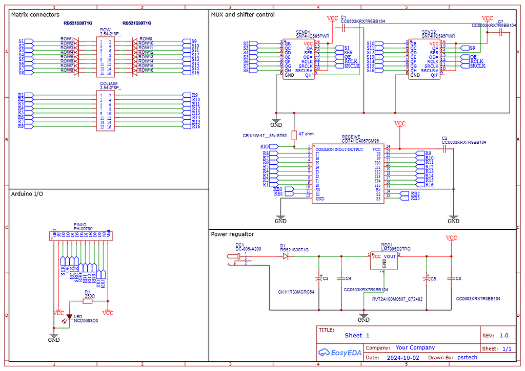 Pressure Sensor Matrix (16x16 Circuit Issue) Help with High Readings ... Pressure Sensor Matrix (16x16 Circuit Issue) Help with High Readings ...