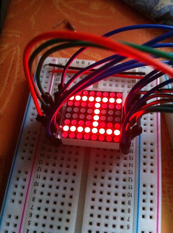 Two 4051's to drive 8x8 LED matrix - interference - LEDs and ...