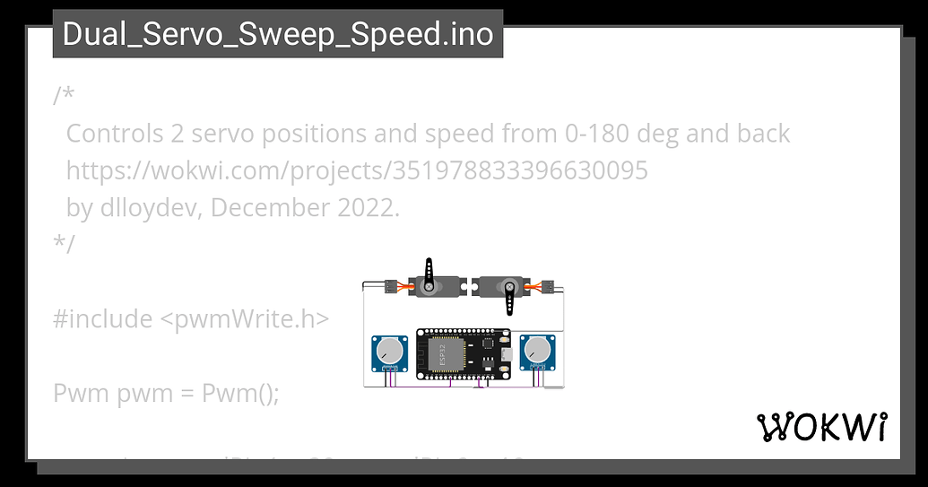 How to move 2 servos in different directions with speed control? - General Guidance - Arduino Forum