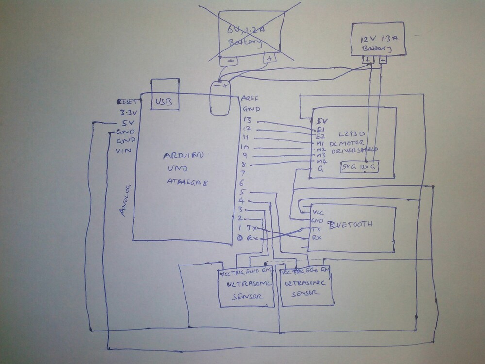 Arduino Bluetooth project, problem while running with battery - General Guidance - Arduino Forum