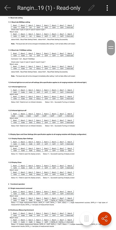 Arduino interface with laser rangefinder - Sensors - Arduino Forum