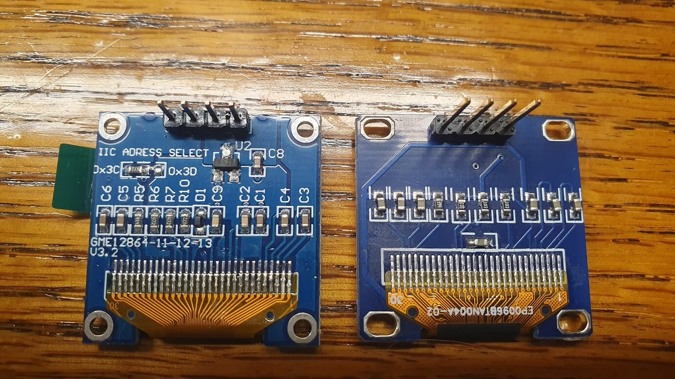 MEGA 2560 unable to detect 128x64 Oled, but does detect 128x32 - Displays - Arduino Forum