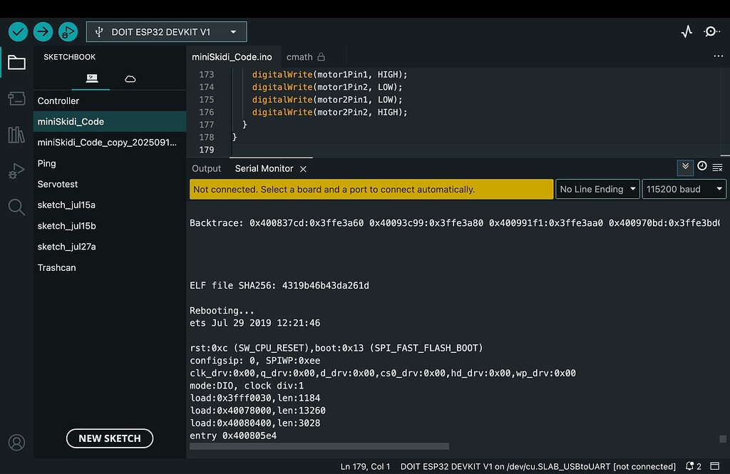 ESP32 DEVKIT Weird output - Programming - Arduino Forum