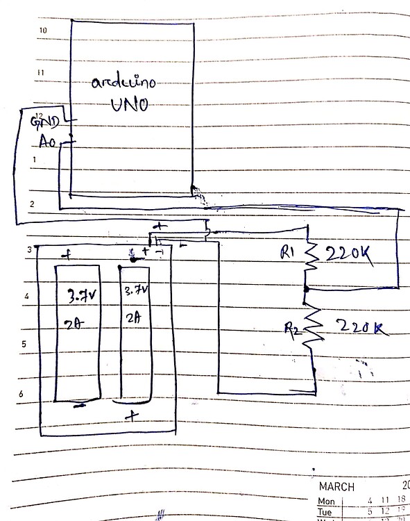 voltage divider circuit for arduino - General Electronics - Arduino Forum