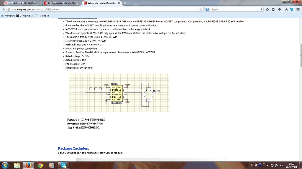 Pilotare scheda motori - Software - Arduino Forum