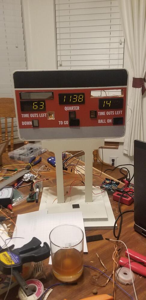 Retro Scoreboard project....7221, flickering LED's, and problems :( - General Guidance - Arduino ...