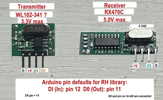 How to change pin for RF transmitter for arduino pro 2560 ? - Page 2 ...