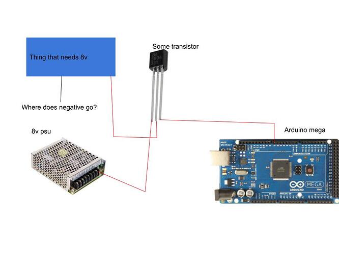 Where does the negative go? - General Electronics - Arduino Forum