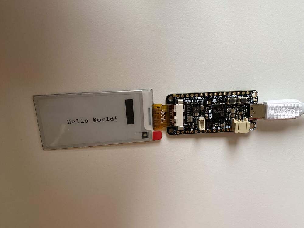 GxEPD2 & Good display GDEY0213B74 - Displays - Arduino Forum