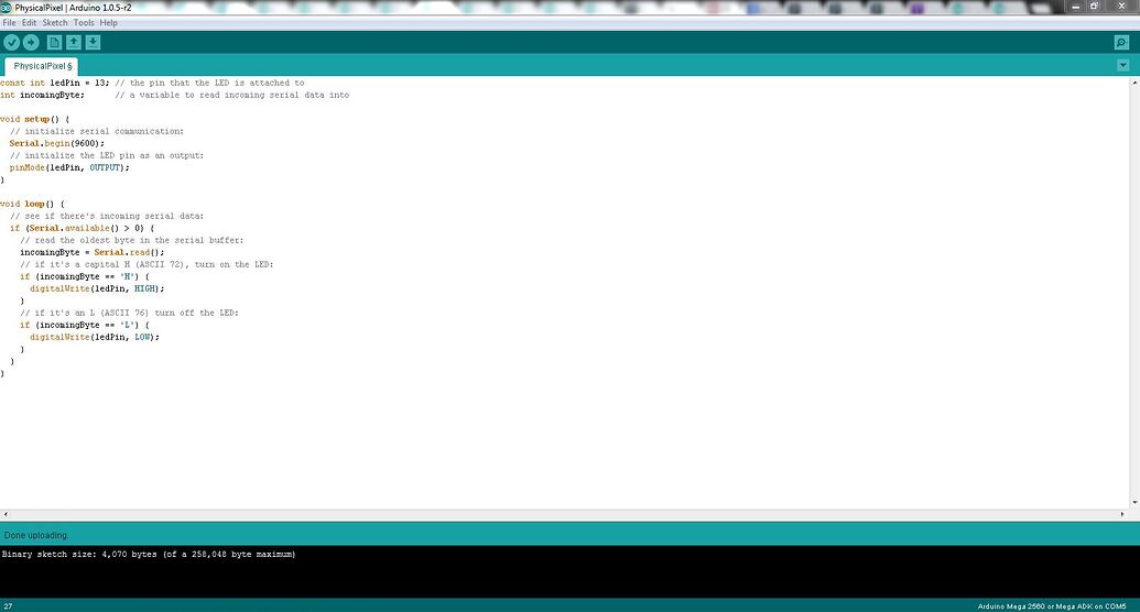 LED constantly on during PhysicalPixel example - LEDs and Multiplexing ...