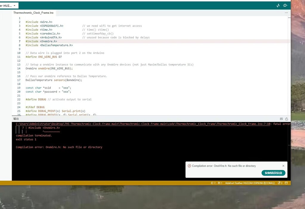 I am a novice, I want to ask a question, my board has been connected, but there is this error ...